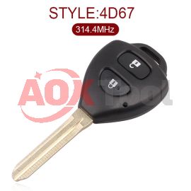 for Toyota 2 Button Remote Key (Austrilia-Denso-314.4MHz) 67 Chip