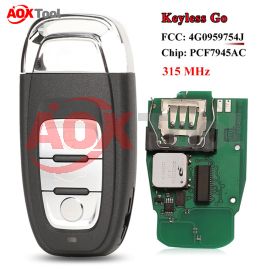 3 Buttons 315 MHz Smart Proximity Key For Audi Q5 A4L - 8T0959754J ...