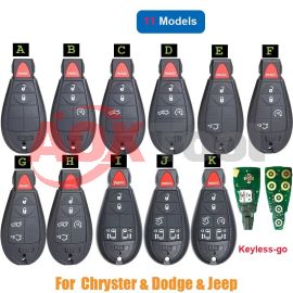 434 MHz 5 Buttons Smart Proximity Keyless Go Remote Key for 2008-2014 ...