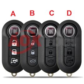 3 button Fiat Key Shell