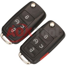 ar Key Case Shell For VW/VOLKSWAGEN Sharan Caddy Eos Golf Jetta Beetle ...