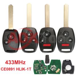 (433MHz) CE0891 HLIK-1T 433MHz for Honda Accord Element CR-V HR-V Fit ...