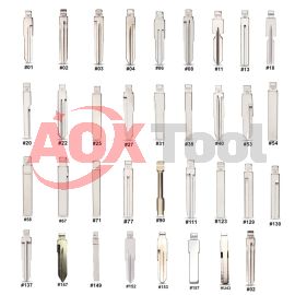 35pcs/set Car Key Blade For KD Blank Flip Remote Replacement Blade