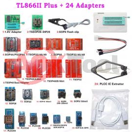 XGecu TL866II Plus with 24 Adapters