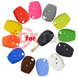 Silicone Cover for 2 Buttons Renault Car Keys - 5 Pieces