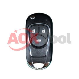 XHORSE XKBU03EN Wired Universal Remote Key Flip 3 Buttons Buick Style ...
